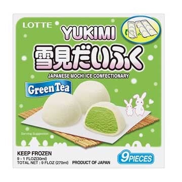 LOTTE YUKIMI DAIFUKU GREEN TEA | Tomo's Mart